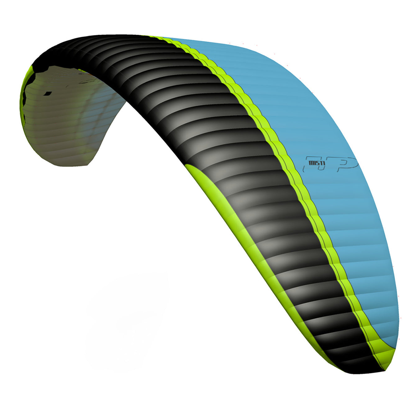 Misti 14 blacklime/sky #11109 (new ACRO paraglider) – UP International